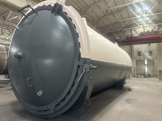 Volledig Glas het Lamineren Autoclaaf met PLC Controlemechanisme